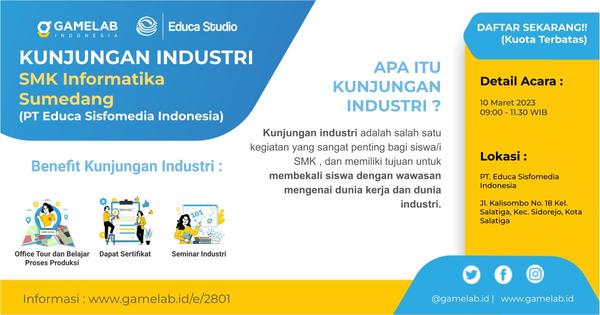 Kunjungan Industri SMK Informatika Sumedang | Acara | Gamelab.ID